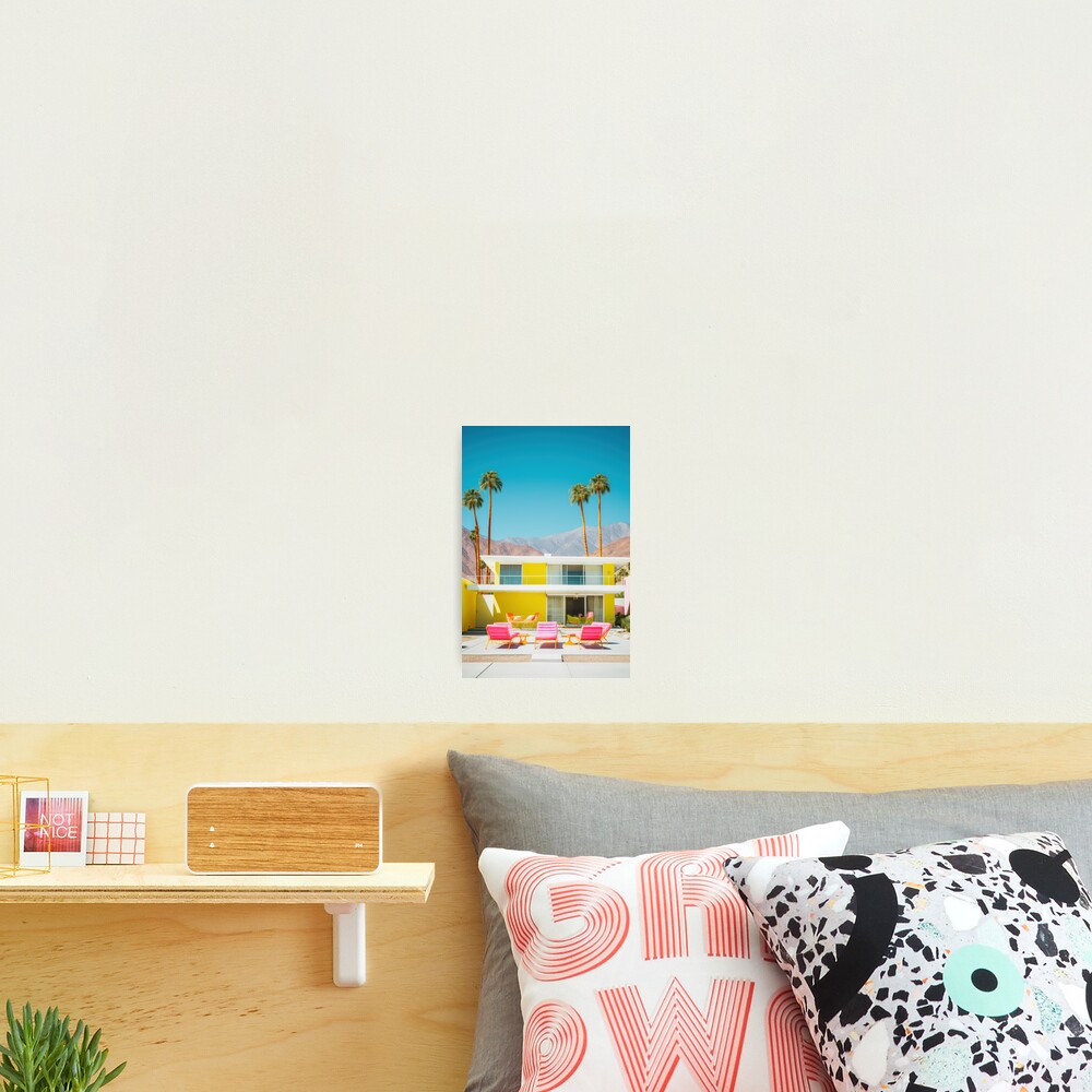 "Palm Springs Colors" Poster for Sale by DreamerBot | Redbubble