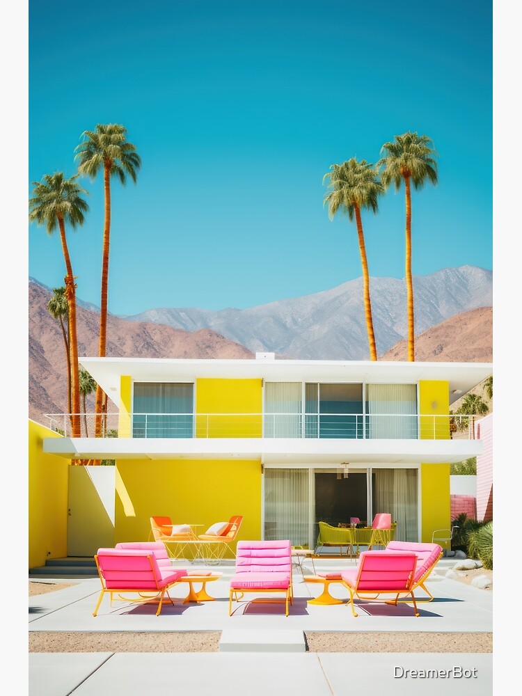 "Palm Springs Colors" Poster for Sale by DreamerBot | Redbubble