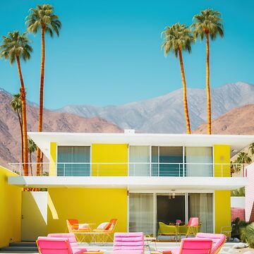 "Palm Springs Colors" Poster for Sale by DreamerBot | Redbubble