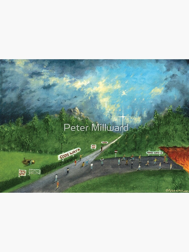 "The Broad and Narrow Way - The Light of the Cross" Poster for Sale by ...