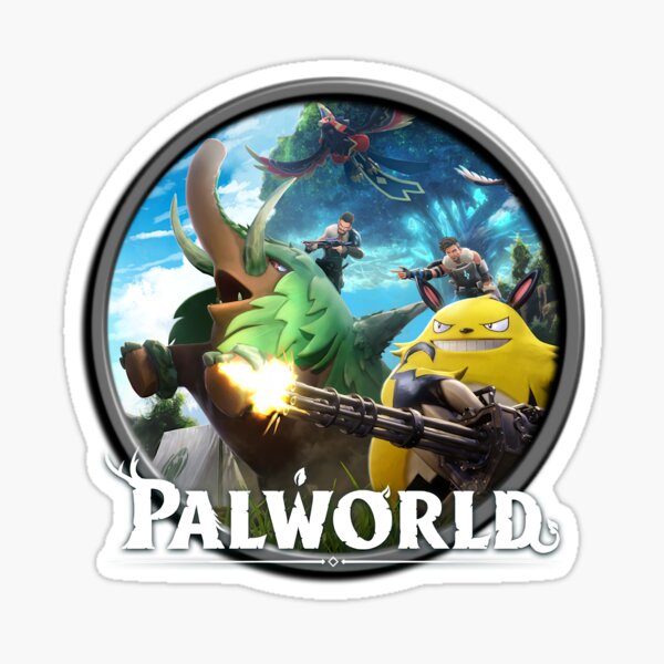 "Palworld Logo Sticker" Sticker for Sale by awesome poo | Redbubble