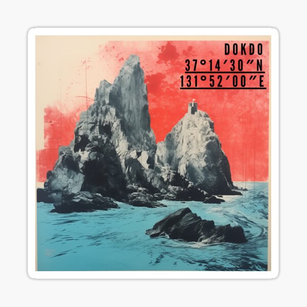 "Dokdo" Sticker for Sale by AdaMazingDesign | Redbubble