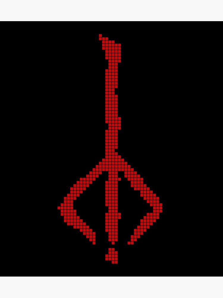 "Bloodborne - Hunter Rune (Pixels)" Poster for Sale by InfinityTone ...