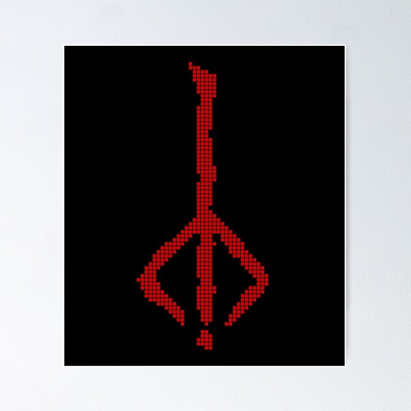"Bloodborne - Hunter Rune (Pixels)" Poster for Sale by InfinityTone ...