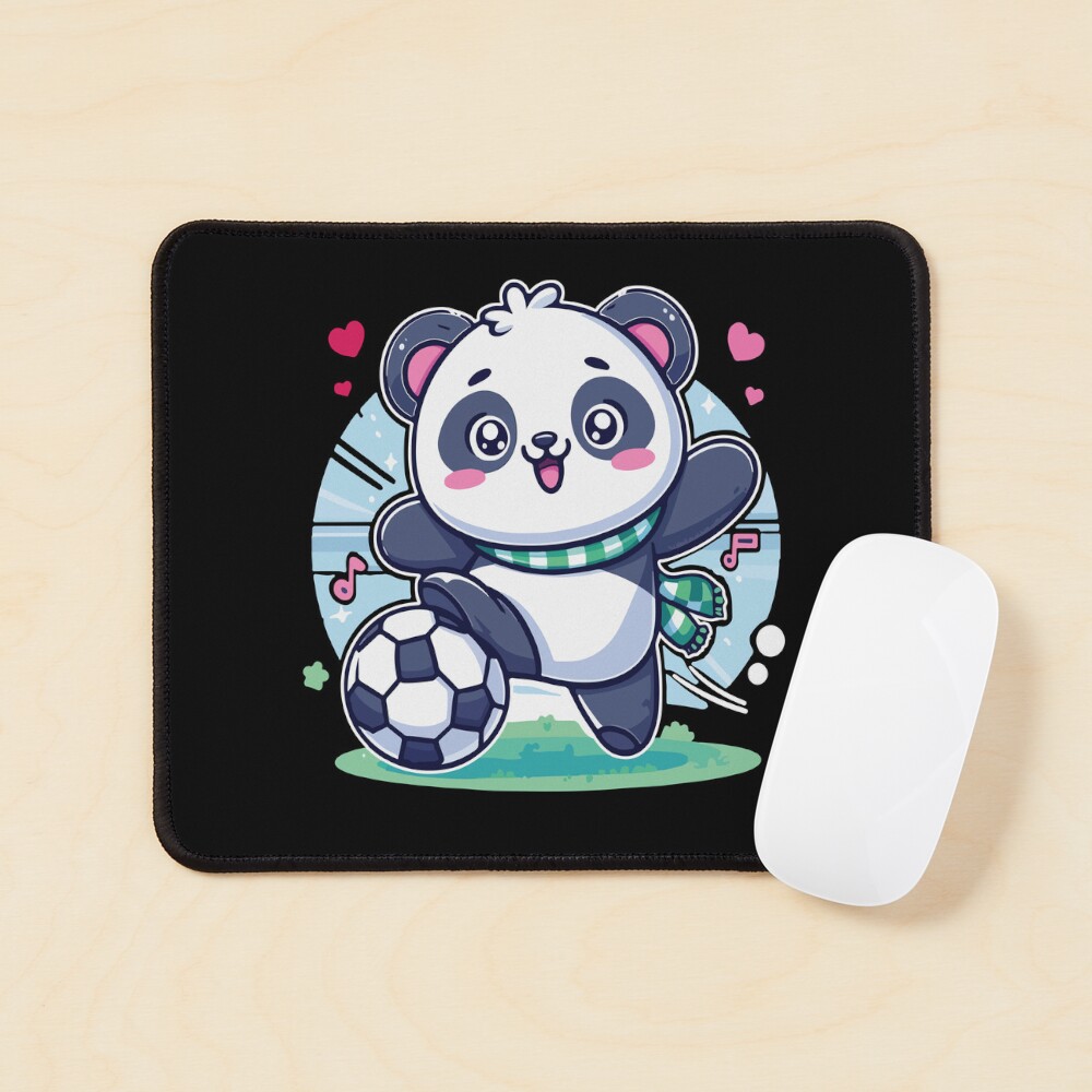 "Cute panda playing football | animal sport" Sticker for Sale by ...