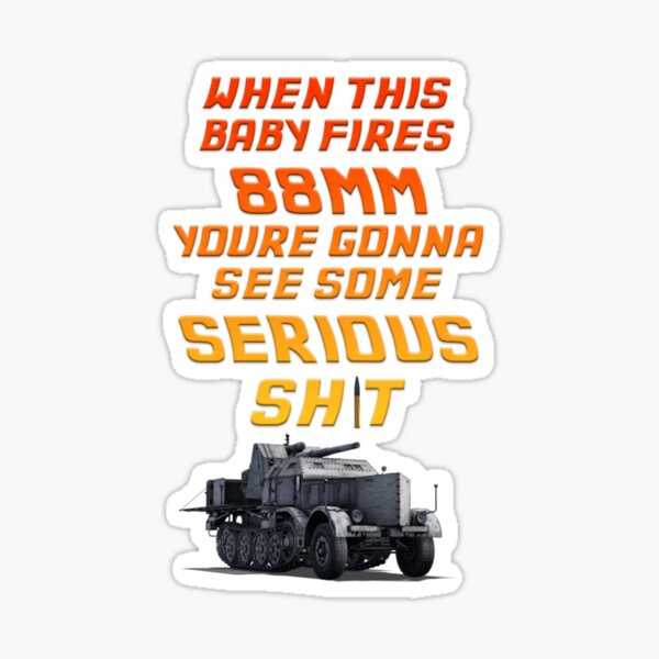 "88 Flak 2" Sticker for Sale by BarracksWear | Redbubble