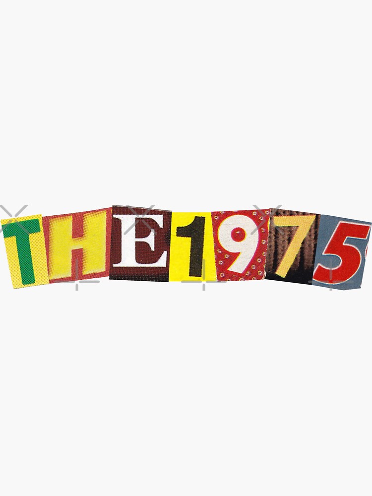 "The 1975 Text " Sticker for Sale by lovekayz | Redbubble