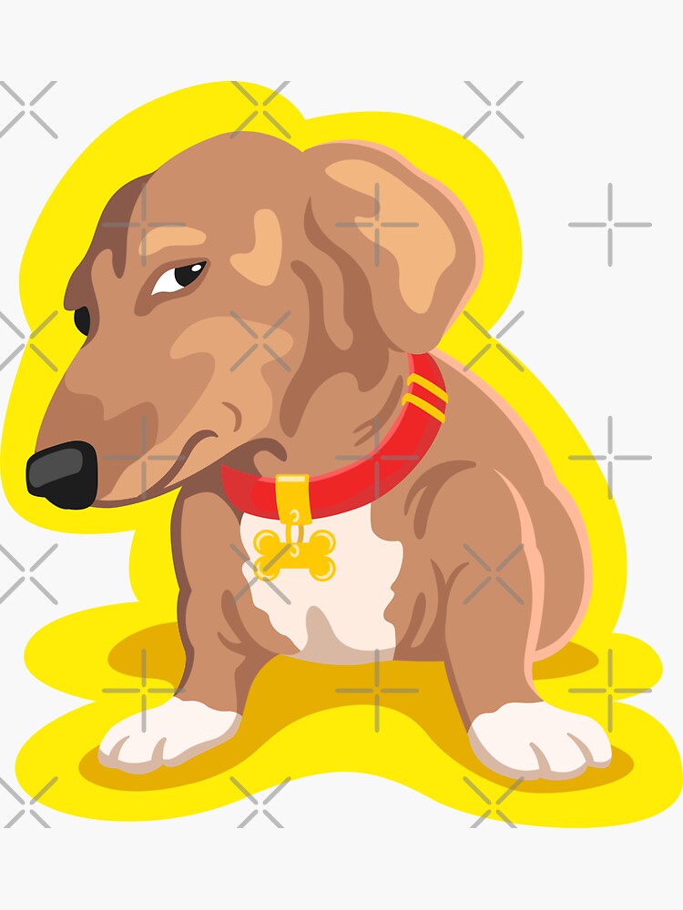 "Side eye dog meme" Sticker for Sale by chonkborrisart | Redbubble