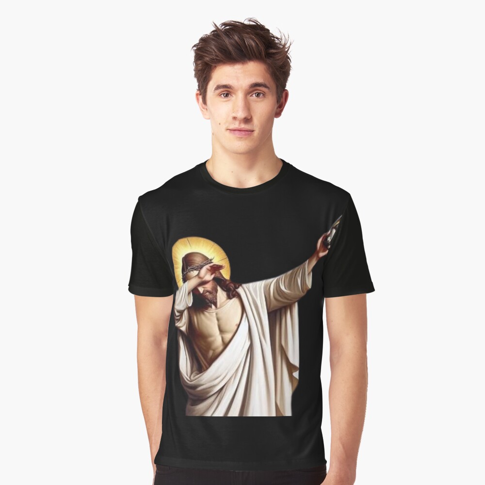 ""JESUS DAB": cute Jesus Dabbing gif." Sticker for Sale by Obinne ...
