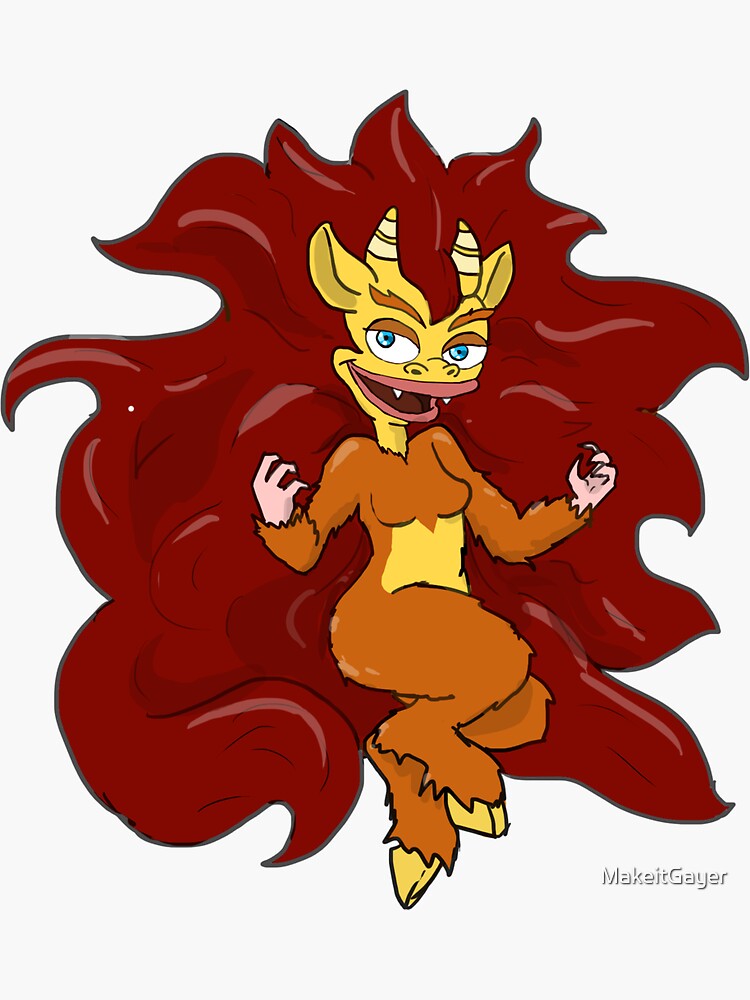 Hormone Monstress Sticker For Sale By Makeitgayer Redbubble