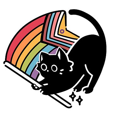 "Progressive Cat Pride" Sticker for Sale by Kyri45 | Redbubble