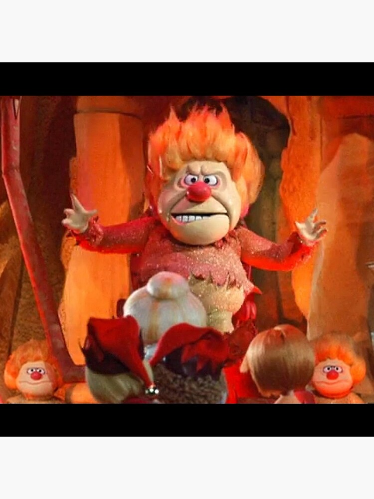 "Heat Miser Head Honcho" Pillow for Sale by Slinky-Reebs | Redbubble