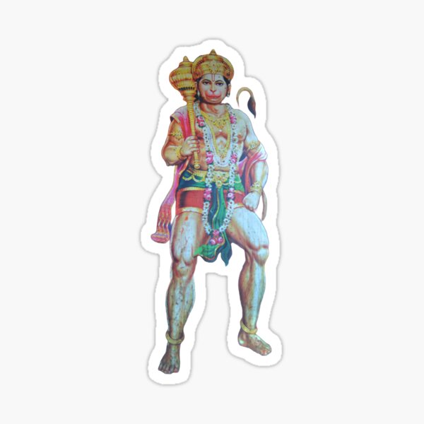 "Lord Hanuman/Jai Hanuman" Sticker for Sale by VeenaNair23 | Redbubble