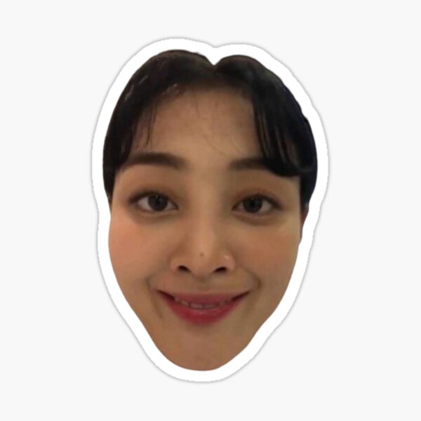 "Park Ji-hyo Meme Face | Twice Jihyo" Sticker for Sale by jayiee ...