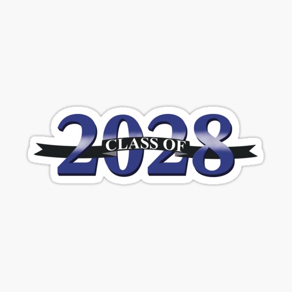 "Class of 2028 Banner" Sticker for Sale by esw22 | Redbubble