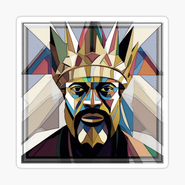 "Mansa Musa tileartwork 2024 jan" Sticker for Sale by joseph paulson ...