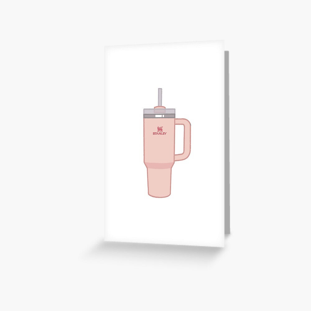 "Pink Stanley Cup" Sticker for Sale by HoneyBuns-Art | Redbubble