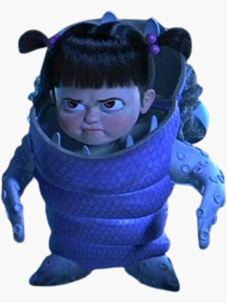 "angry boo" Sticker for Sale by MariamNabil | Redbubble