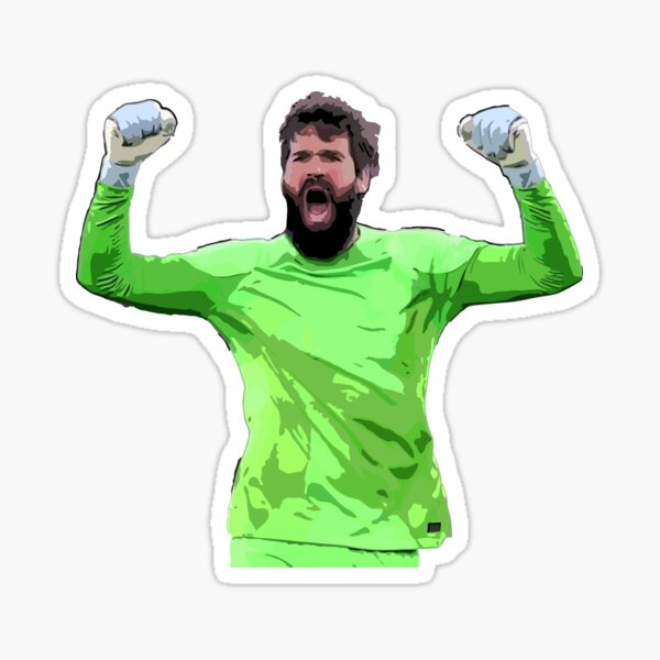 "Alisson" Sticker by raffrasta | Redbubble