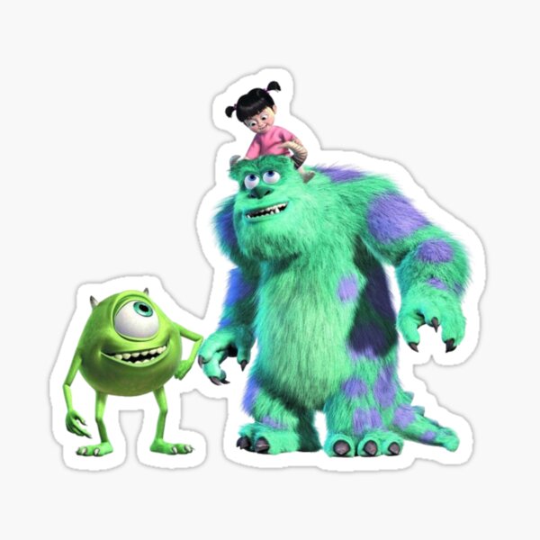 "sully, mike and boo" Sticker for Sale by MariamNabil | Redbubble