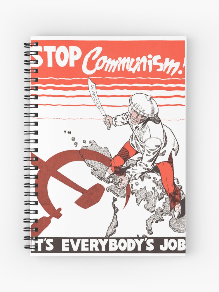 "Stop Communism Poster" Journal for Sale by Goosekaid | Redbubble