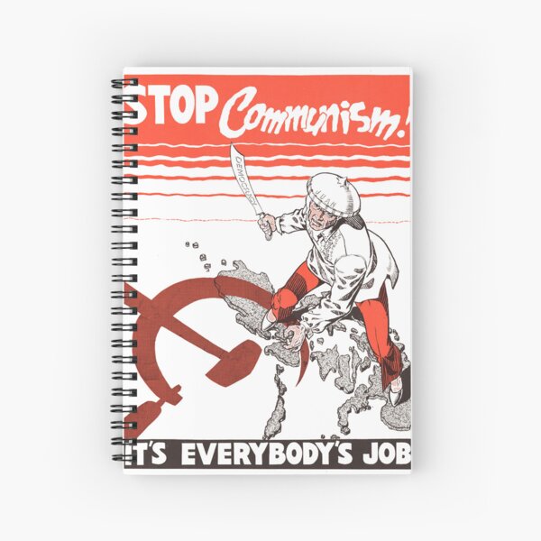 "Stop Communism Poster" Journal for Sale by Goosekaid | Redbubble