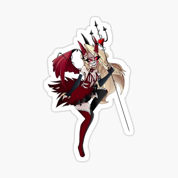 "Charlie Morningstar Hazbin Hotel" Sticker for Sale by joko-art | Redbubble
