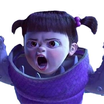 "angry boo" Sticker for Sale by MariamNabil | Redbubble