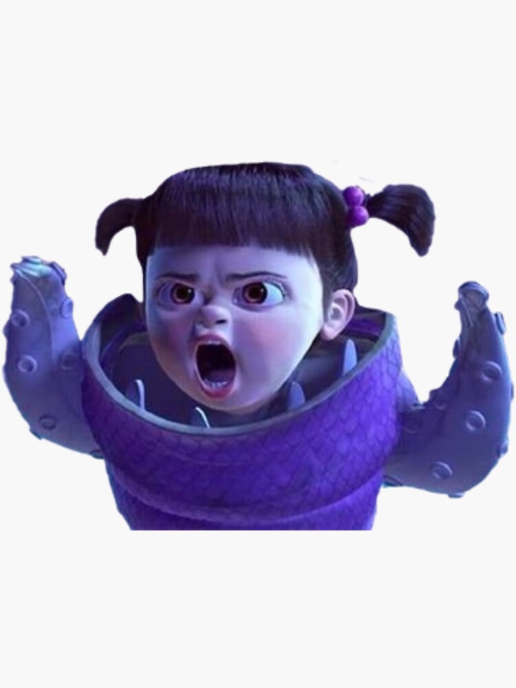 "angry boo" Sticker for Sale by MariamNabil | Redbubble