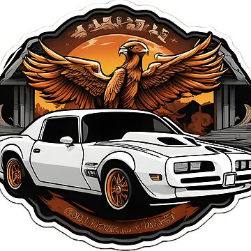 "Pontiac Firebird Trans Am" Sticker for Sale by Gedals | Redbubble