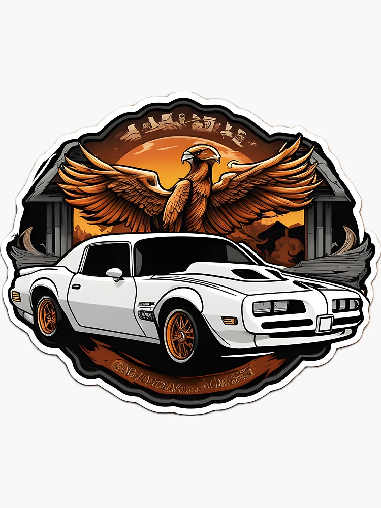 "Pontiac Firebird Trans Am" Sticker for Sale by Gedals | Redbubble