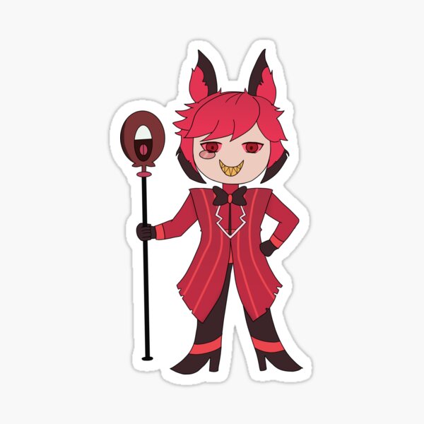 "Cute Alastor Hazbin Hotel" Sticker for Sale by Amberein | Redbubble
