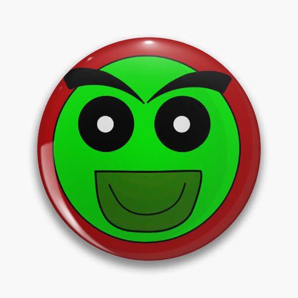 "Geometry Dash Normal Difficulty (Fire In The Hole)" Pin for Sale by ...