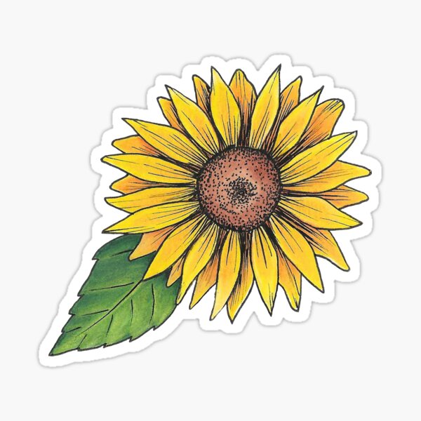 "Sunflower" Sticker for Sale by CreatorsArk | Redbubble