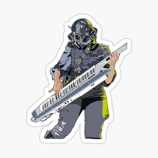 "Cirrus Ghoul Keytar- Ghost" Sticker for Sale by R0cKaNdMeTaL289 ...