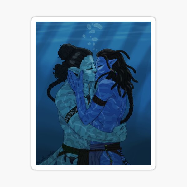 "Ao'nung & Neteyam" Sticker for Sale by Lukasadss | Redbubble