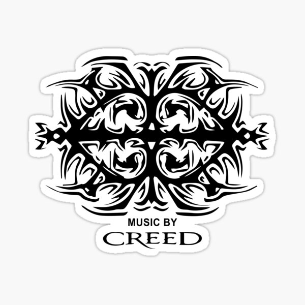 "Creed band official logo sticker" Sticker for Sale by exponentialart ...