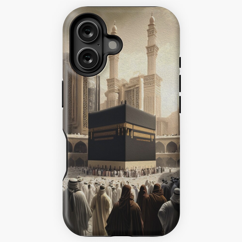 "Drawing of the Kaaba prayer in Mecca" Sticker for Sale by skalihm ...