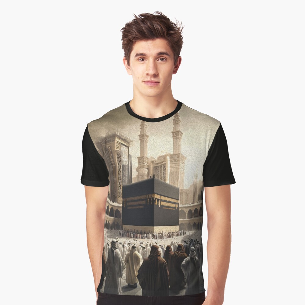 "Drawing of the Kaaba prayer in Mecca" Sticker for Sale by skalihm ...