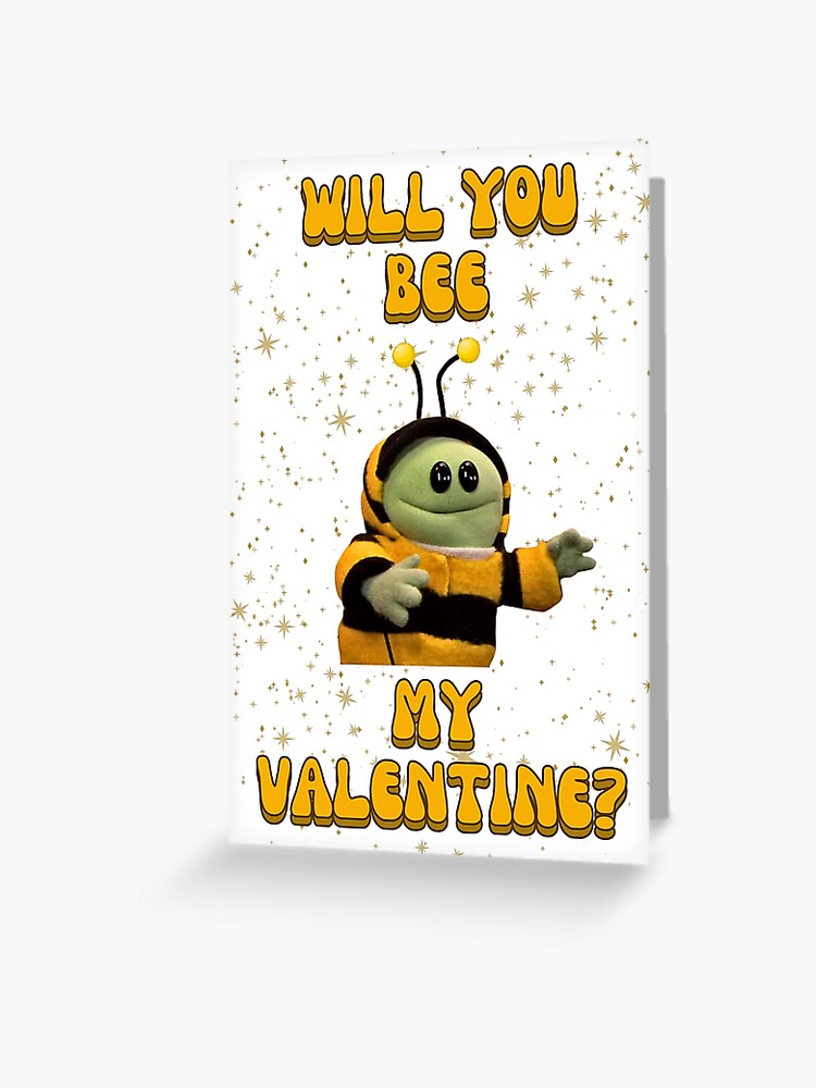 "Will you Bee My Valentine? Nanalan Bee Wonderful Girl" Greeting Card for Sale by otyliadesign ...