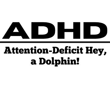 "Funny ADHD quotes" Sticker for Sale by QuirkAndQuip | Redbubble