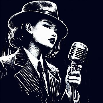 "Asian Jazz Singer Girl [Noir, Crime ]" Photographic Print for Sale by ...