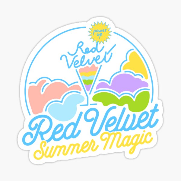 "Red Velvet - Power Up logo" Sticker for Sale by 0627june | Redbubble