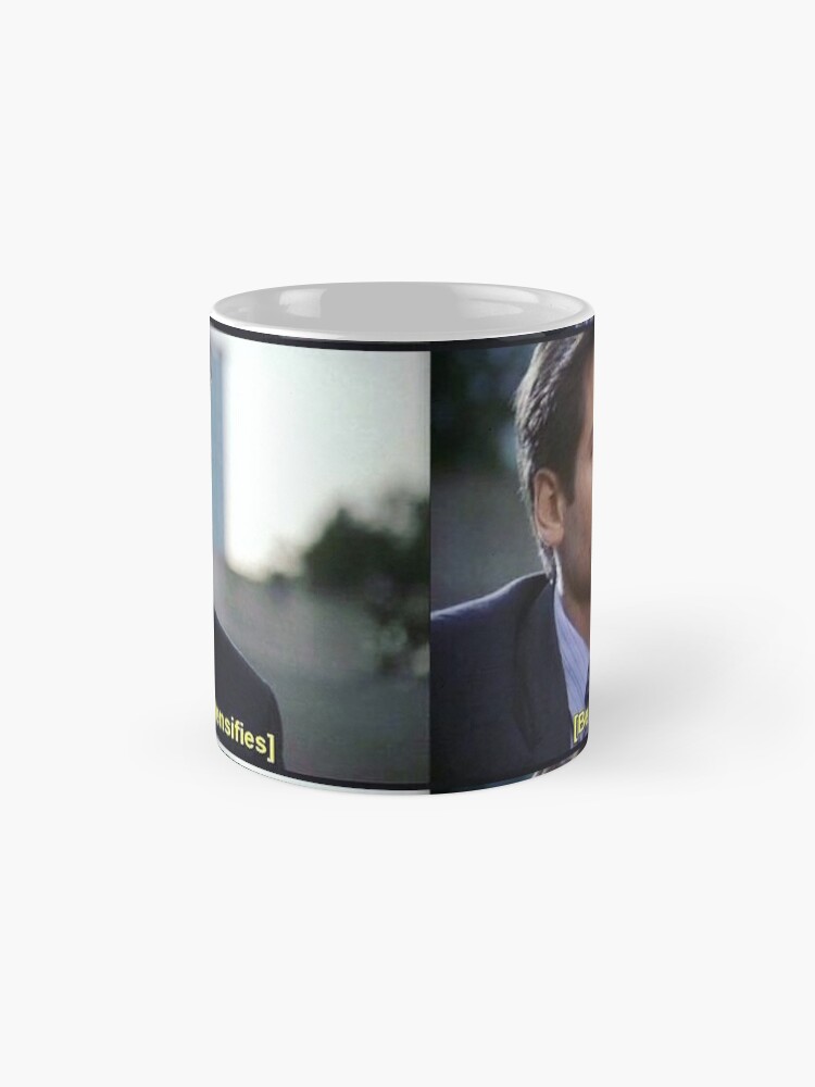 "BELIEVING INTENSIFIES! FOX MULDER / X FILES" Coffee Mug for Sale by ...