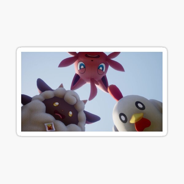 "Palworld" Sticker for Sale by the-cartart | Redbubble