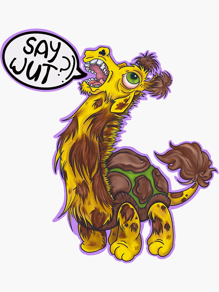 "Say Wut?!" Sticker for Sale by HoodRatSwagger | Redbubble