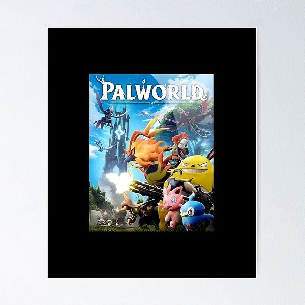 Poster for Sale avec l'œuvre « Palworld un Palworld un Palworld un ...