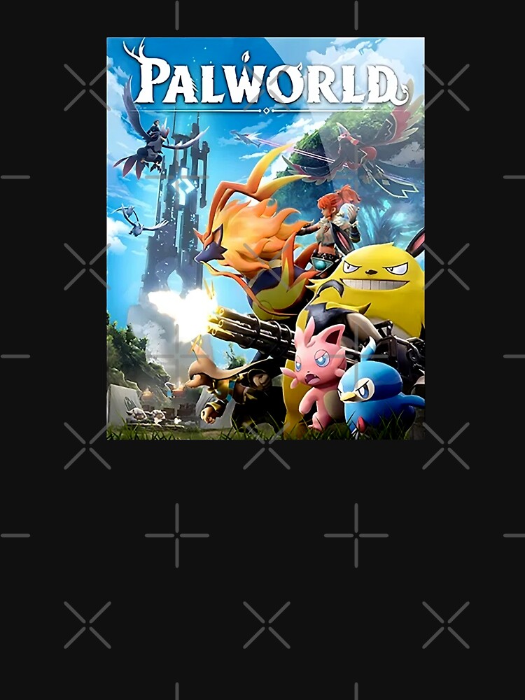 "Palworld a Palworld a Palworld a Palworld" Baseball ¾ Sleeve T-Shirt ...