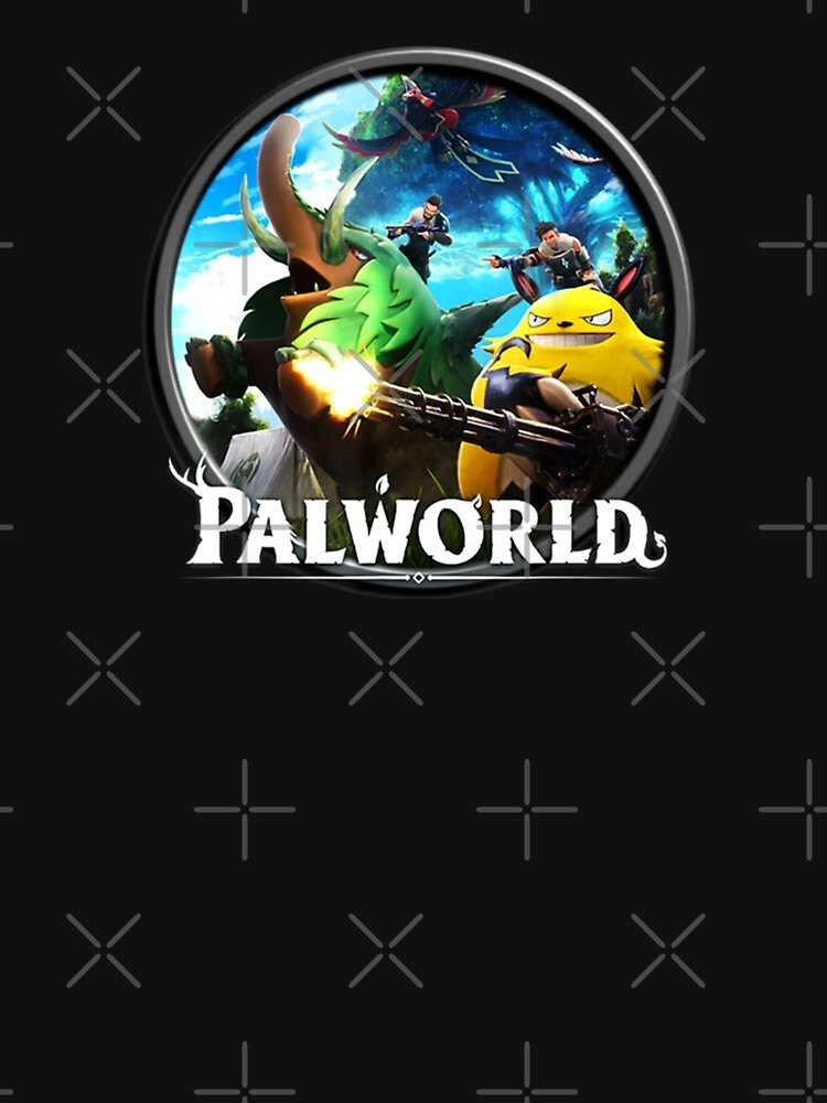 "Palworld a Palworld a Palworld a Palworld" Baseball ¾ Sleeve T-Shirt ...