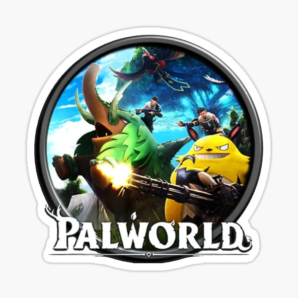 Sticker for Sale avec l'œuvre « Palworld un Palworld un Palworld un ...